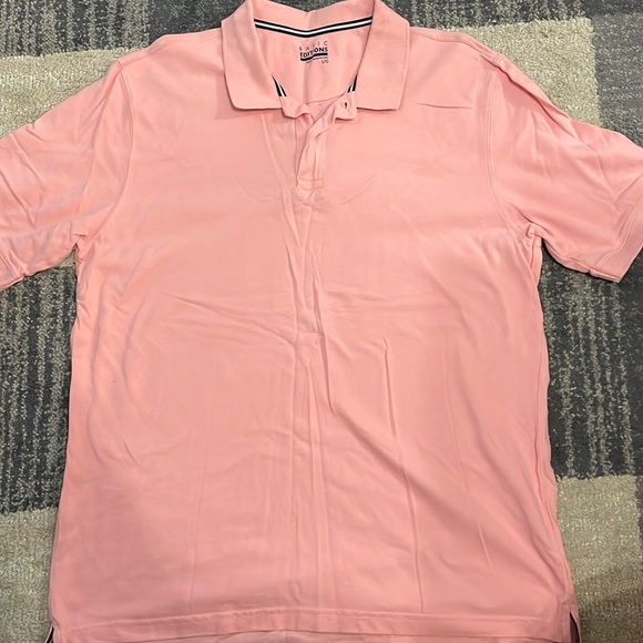 Basic Editions | Shirts | Basic Editions Pink Short Sleeve Polo | Poshmark